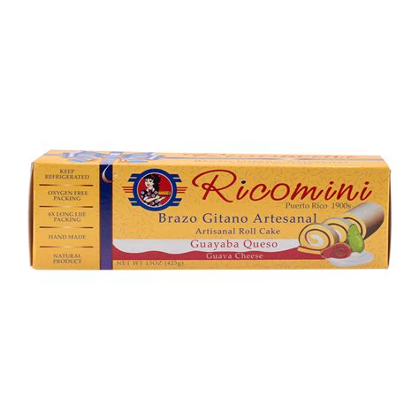 Brazo Gitano Ricomini Guayaba Y Queso 15onz Tu Gustito Boricua