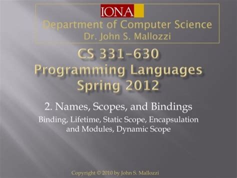 2 names scopes and bindings