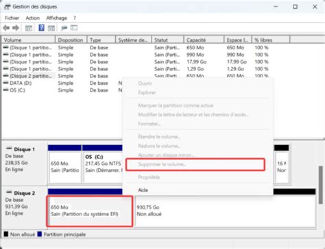 Comment Supprimer Une Partition Efi Sur Windows Lecoindunet