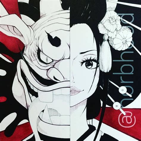 Kurozumi Orochi X Oiran Komurasaki Kozuki Hiyori Wano One Piece Devian Art Image Boards Nerdy