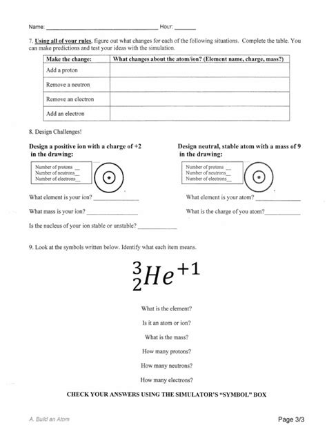Build An Atom Pg 3 Pdf