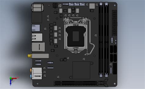 中央处理器机柜 Solidworks 2021 模型图纸下载 懒石网