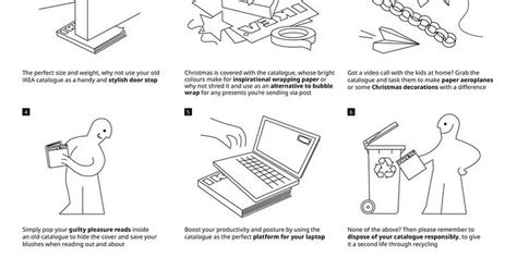 Ikea Uses Classic Instructions To Show You How To Reuse Its Catalogue