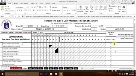 Deped School Form Sf2 In The Time Of Covid 19 Sy 53 Off