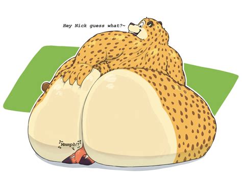 Rule 34 Benjamin Clawhauser Bullying Butt Crush Facesitting Fat Furry