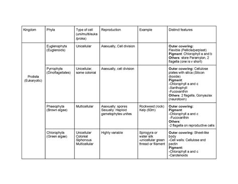 CLASSIFICATION OF PLANT KINGDOM Study Notes Biology Docsity