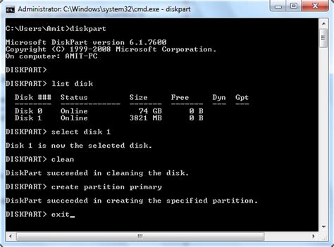How To Use DiskPart Command To Recover Missing Or Unallocated Space On A USB Drive Network Advance