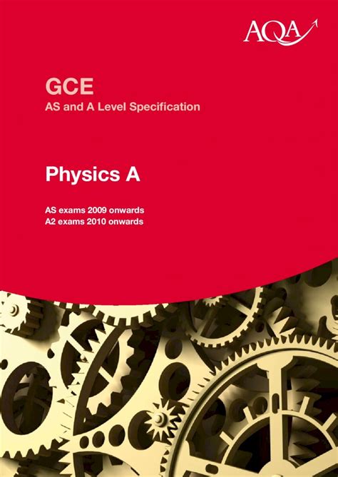 Pdf A Level Physics A Specification Specification Version 1 4 Spec Pdf · Gce Physics A