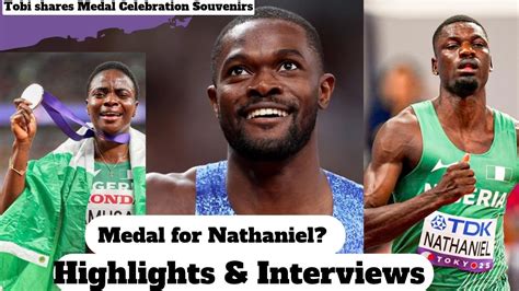 Nathaniel Ezekiel And Rai Benjamin In 400m Hurdles Tokyo World