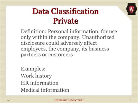 Information Systems 365 Lecture Four Security Policy Development Data Classification Methods