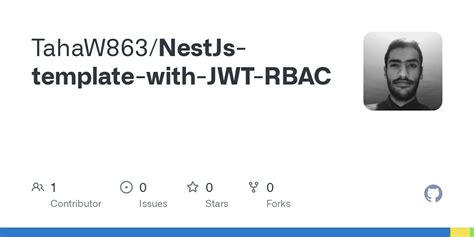 Github Tahaw863nestjs Template With Jwt Rbac
