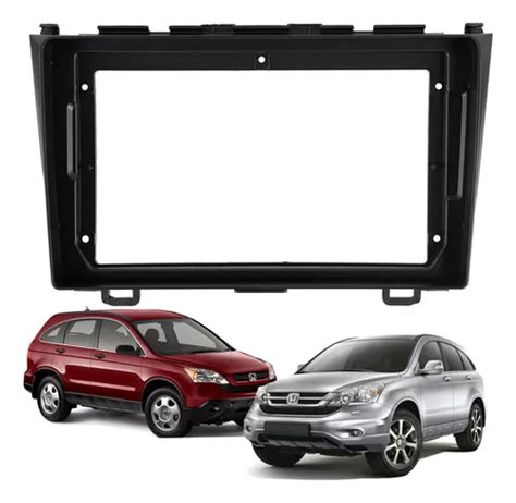 Moldura Multimídia 9 Polegadas Honda Crv 2005 Á 2011 Preta Mercadolivre