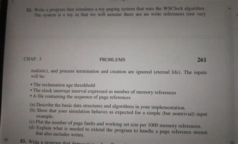 52 Write A Program That Simulates A Toy Paging Chegg