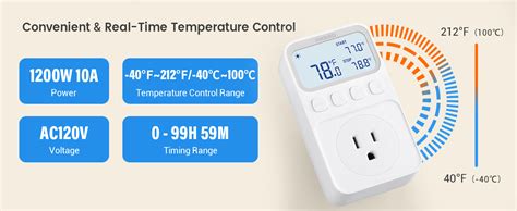 Inkbird Temperature Controller W 3 Set Modes And Backlit Display C216t