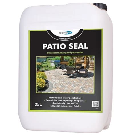 Bond It Path Patio Seal Solvent Free Slab And Block Paving Sealer 25