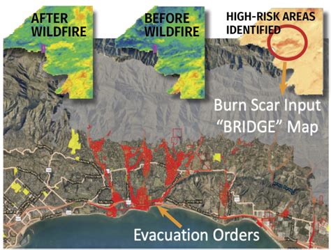 Bridge Map Using Satellite Data To Save Lives After A Wildfire — Ssec