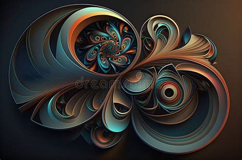 Generative Ai Illustrations Geometry Patterns Background Mixed