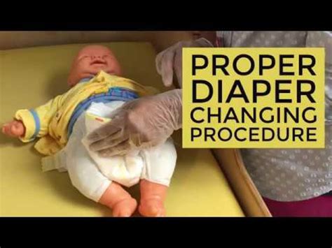 Proper Diaper Changing Procedure YouTube