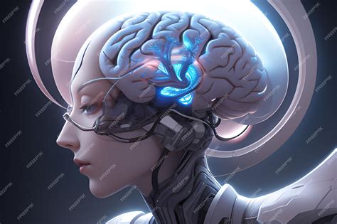 Premium Ai Image Robotic Brain