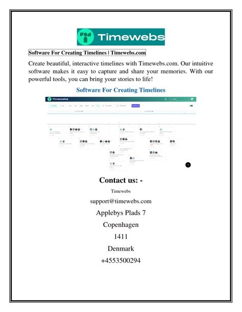 Ppt Software For Creating Timelines Timewebs Powerpoint Presentation