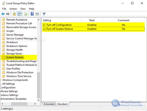 How To Turn On The System Restore Of Windows 10