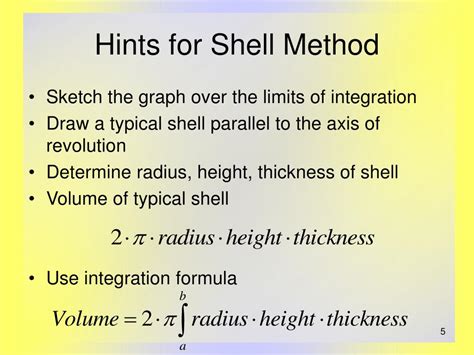 Ppt Volumes Of Revolution The Shell Method Powerpoint Presentation