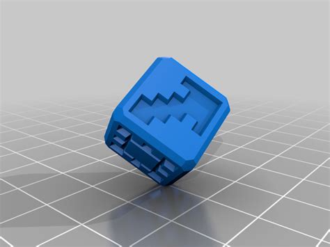 8 Bit Block Dice Resin By Windham Graves Download Free Stl Model