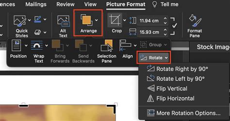 How To Rotate Picture In Word Online WordOnlineTips Com