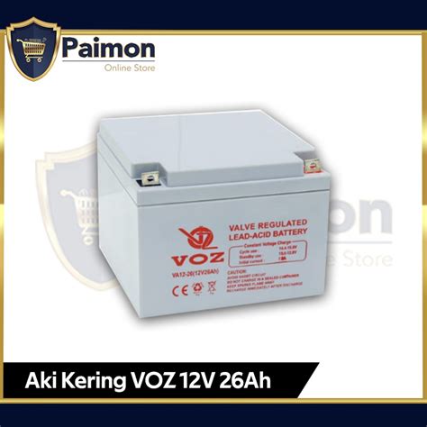 Jual Aki V Voz V Ah Aki Kering Aki Ups Aki Solar Cell Vrla Aki Kering Vrla