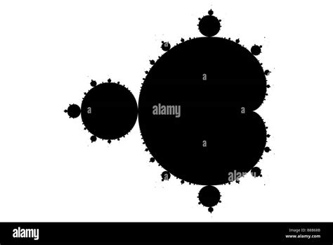 The Mandelbrot Set Black On White Rendered To A Really High