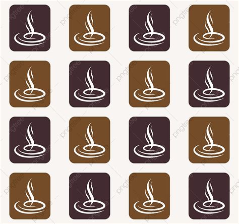 커피 컵 위에 김이 나는 실루엣이 있는 매끄러운 패턴 가게 배경 레스토랑 Png 일러스트 및 벡터 에 대한 무료 다운로드 Pngtree