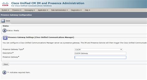 step by step cisco im and presence configuration