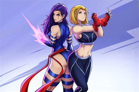 Alex Dos Diaz Cammy White Psylocke Capcom Marvel Marvel Vs Capcom Marvel Vs Capcom 2