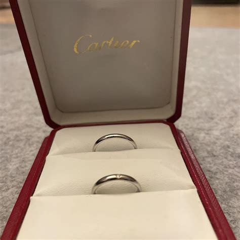 カルティエ 結婚指輪 刻印あり メルカリ