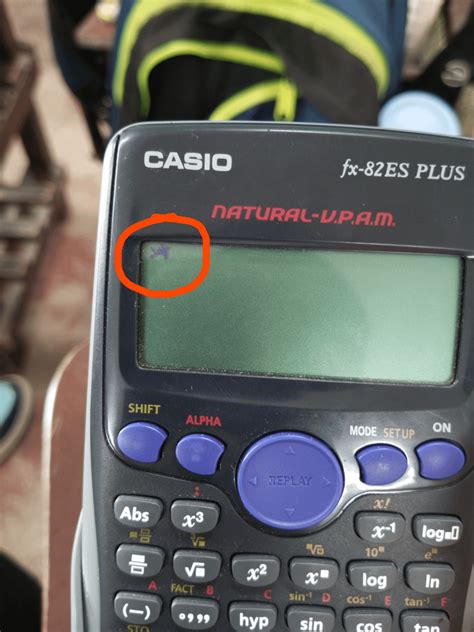 Anyone Tell Me Why My Calculators Lcd Has This It Started Few Months