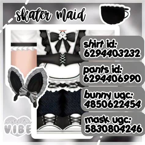 Detailed Maid Roblox Cosplay Outfits With Matching Hats Maid Outfit