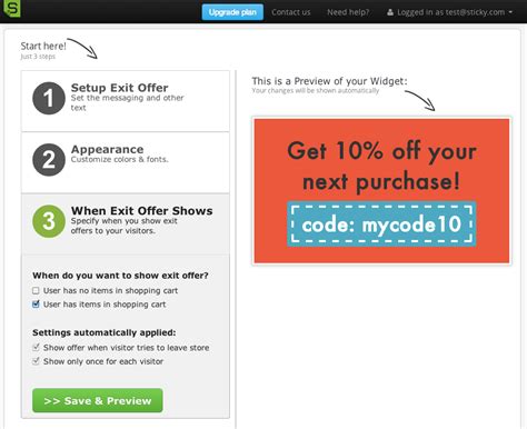 Exit Popup Plugin For Ecommerce Websites