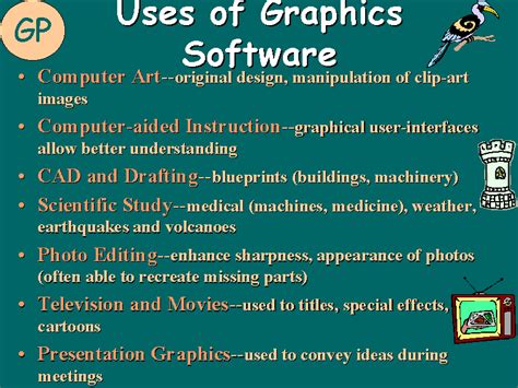 uses of graphics software