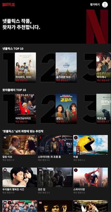 넷플릭스 작품 왓챠가 골라준다 ‘왓플릭스 공개