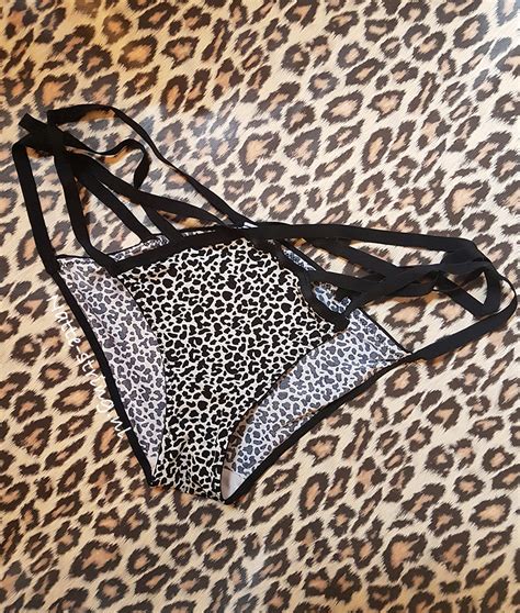 Panterprint Slipje Natte String