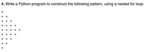 Answered 4 Write A Python Program To Construct Bartleby