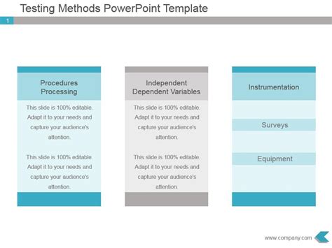 Testing Methods Powerpoint Ppt Template Diagram PowerPoint Slide Template Presentation