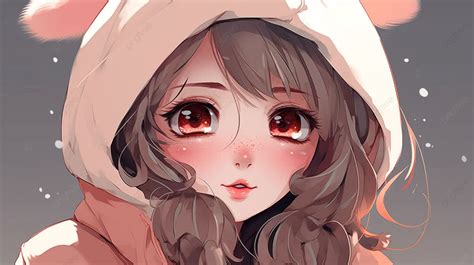 Cartone Animato Ragazza Occhi Anime