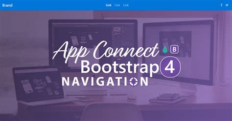 Stylish Bootstrap 4 Navigation Released Dmxzonecom