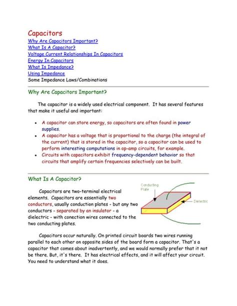 Eee Introduction To Capacitors And Charging And Discharging Of Capacitors Ppt
