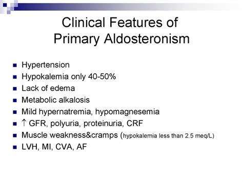 Primary Aldosteronism Online Presentation