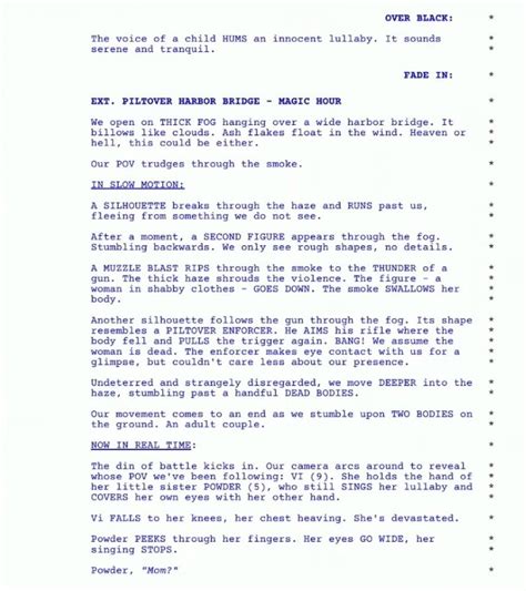 S1 Spoilers Opening Scene Script Rarcane