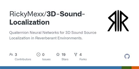Github Rickymexx3d Sound Localization Quaternion Neural Networks