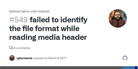 Failed To Identify The File Format While Reading Media Header Issue Kaltura Nginx Vod