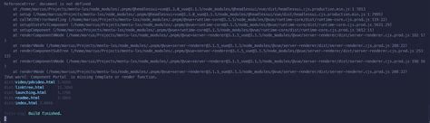 Stuck At Build Finished · Issue 81 · Antfu Collectivevite Ssg · Github